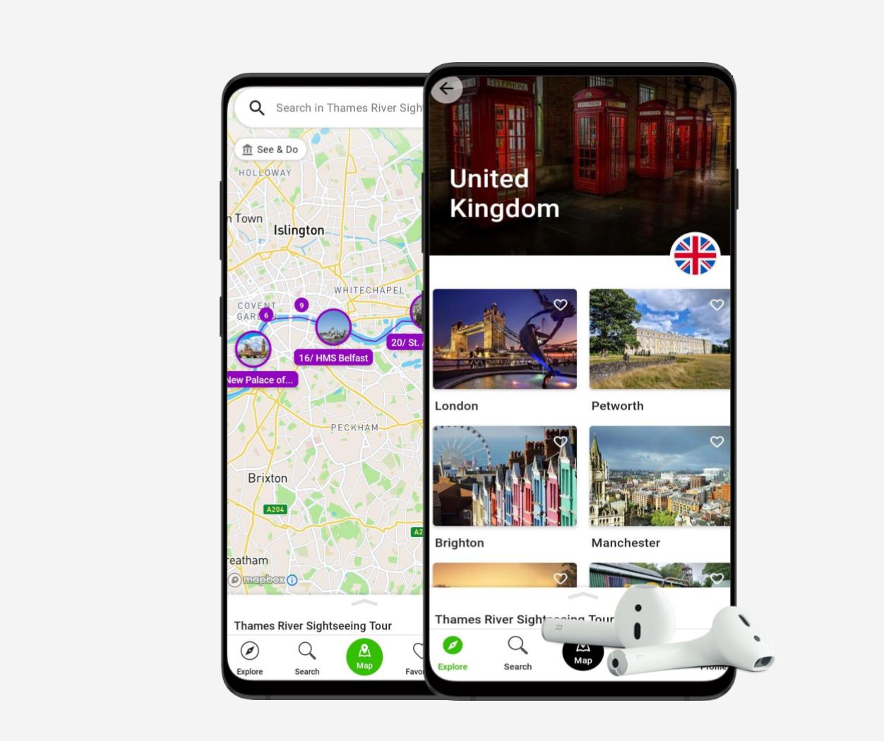 How did Thames River Sightseeing implement a digital audio guide for its boat rides in multiple ...